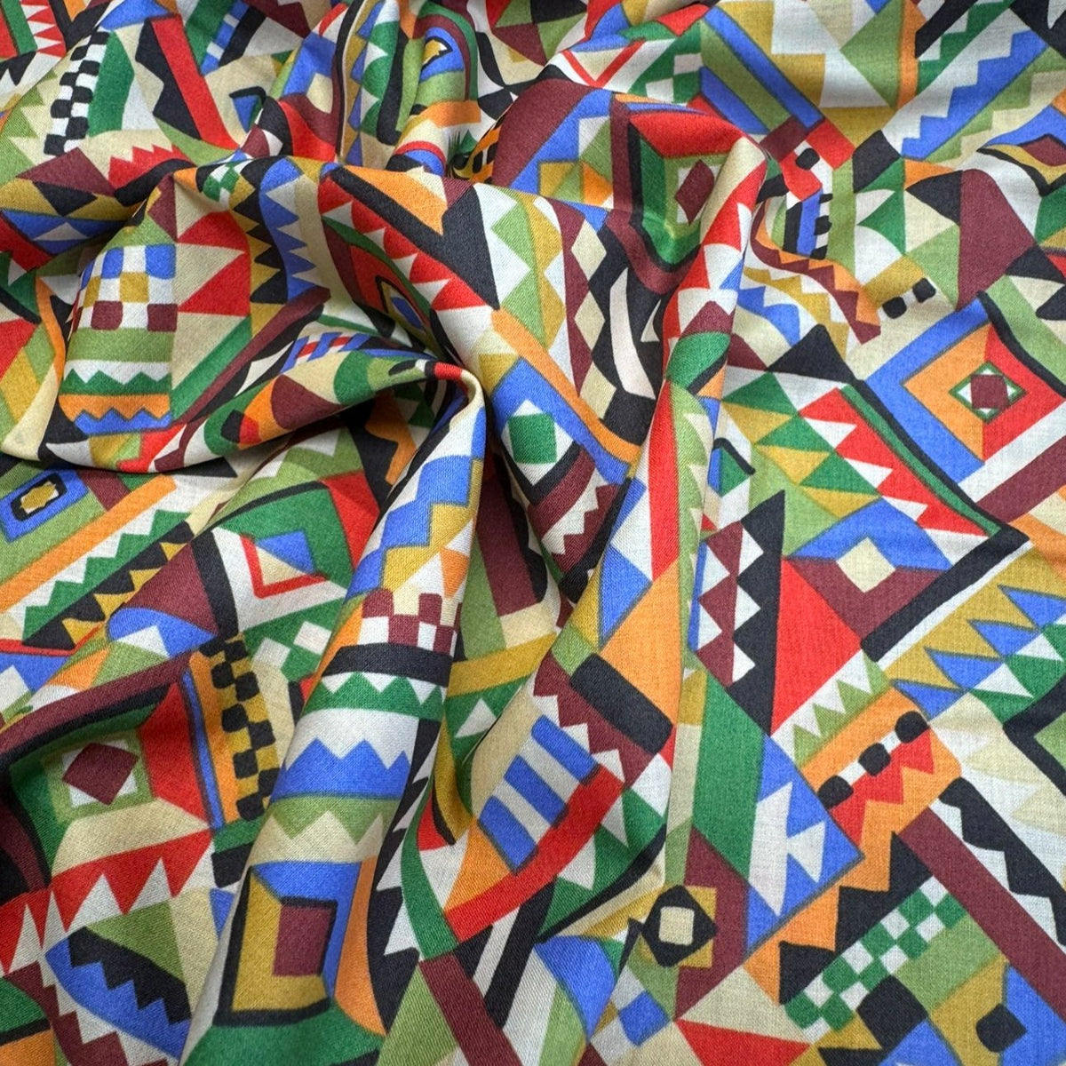 PIMA LAWN - AZTEC - 100% COTTON – The Dressmaker Fabrics