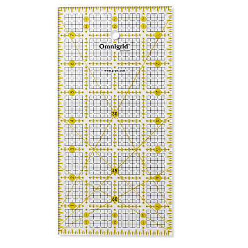 OMNIGRID UNIVERSAL RULER - 4 X 8 INCH SCALE – The Dressmaker Fabrics